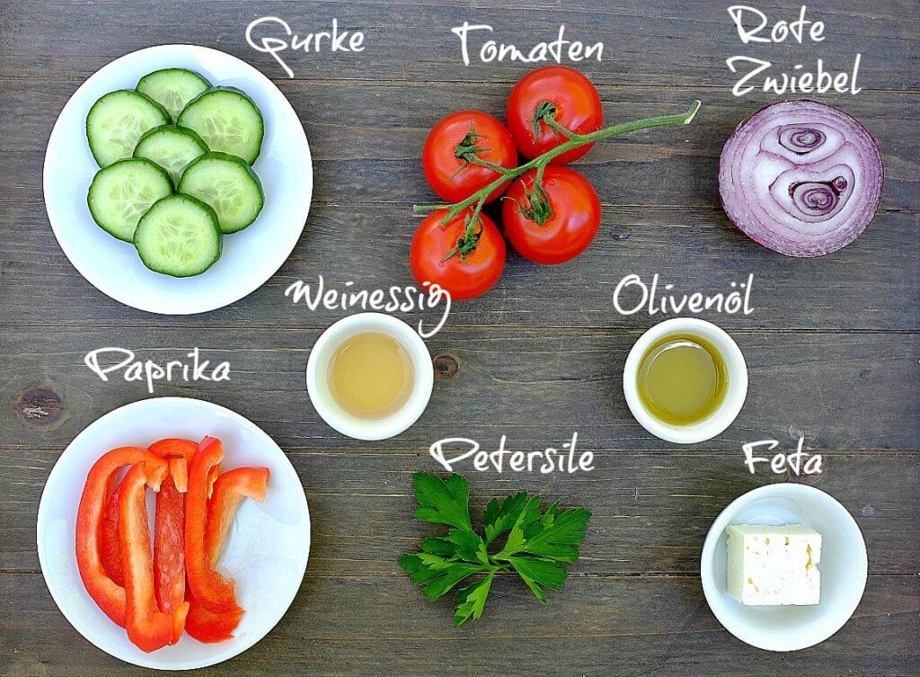 Einfacher Schopska-Salat - Schnelle & einfache Rezepte